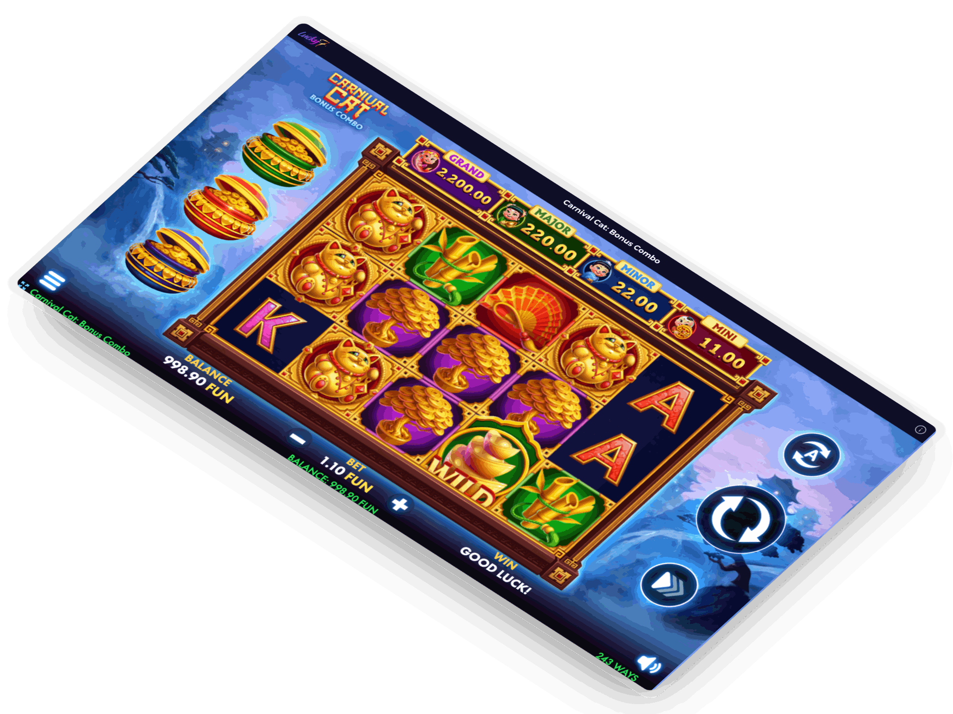 Lucky 7 Casino Games with Top Slots Machines and Live Casino Games